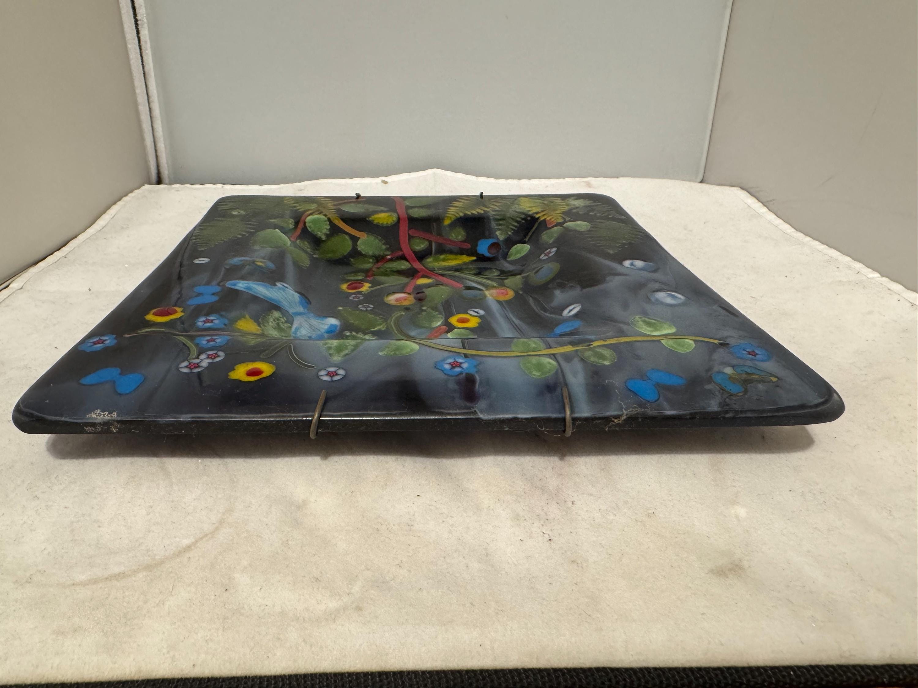 Beautiful Fused Glass Art Home Decor Piece - Etsy