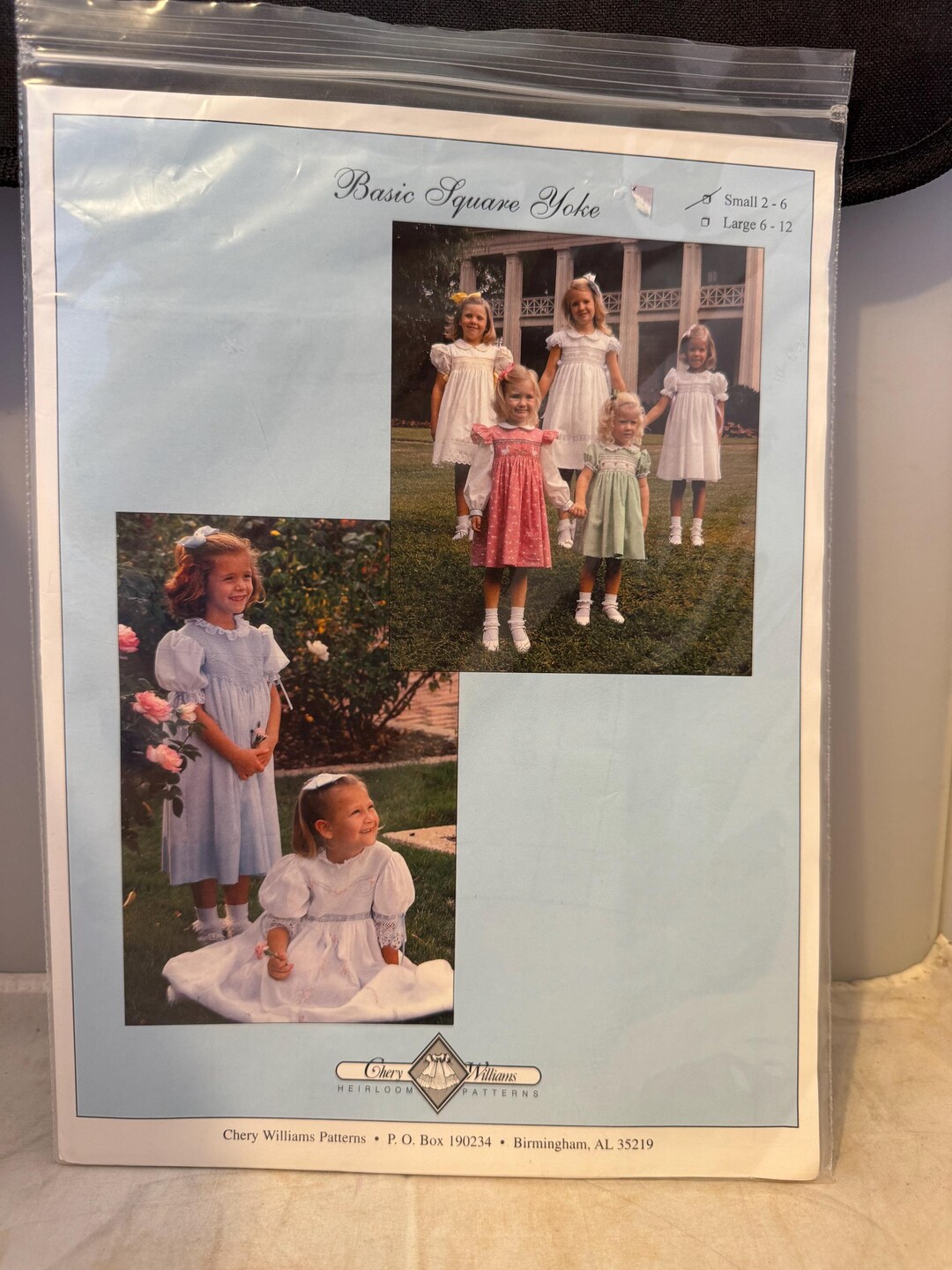 Chery Williams - Basic Square Yoke Pattern Size Small 2 - 6 - Uncut - Etsy