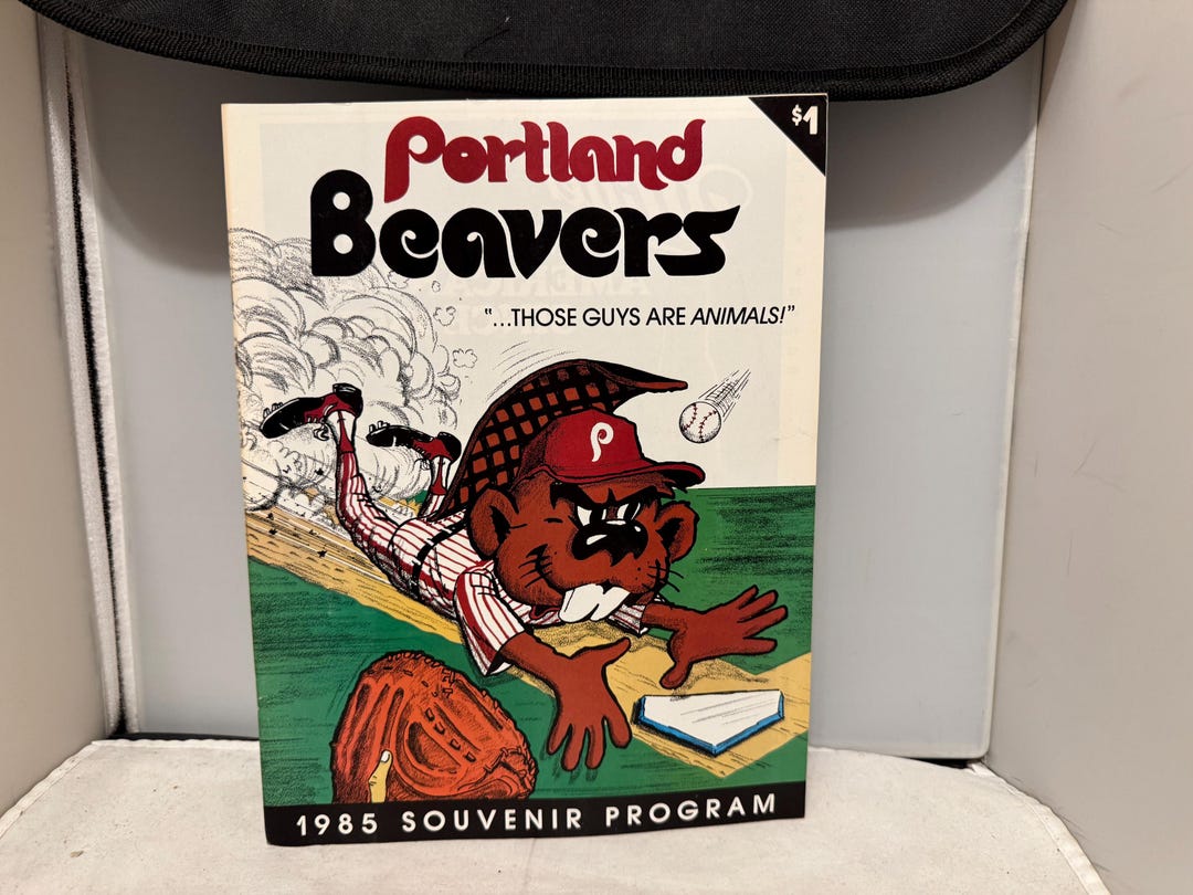 Portland Beavers 1985 Souvenir Program Magazine - Rare - Etsy