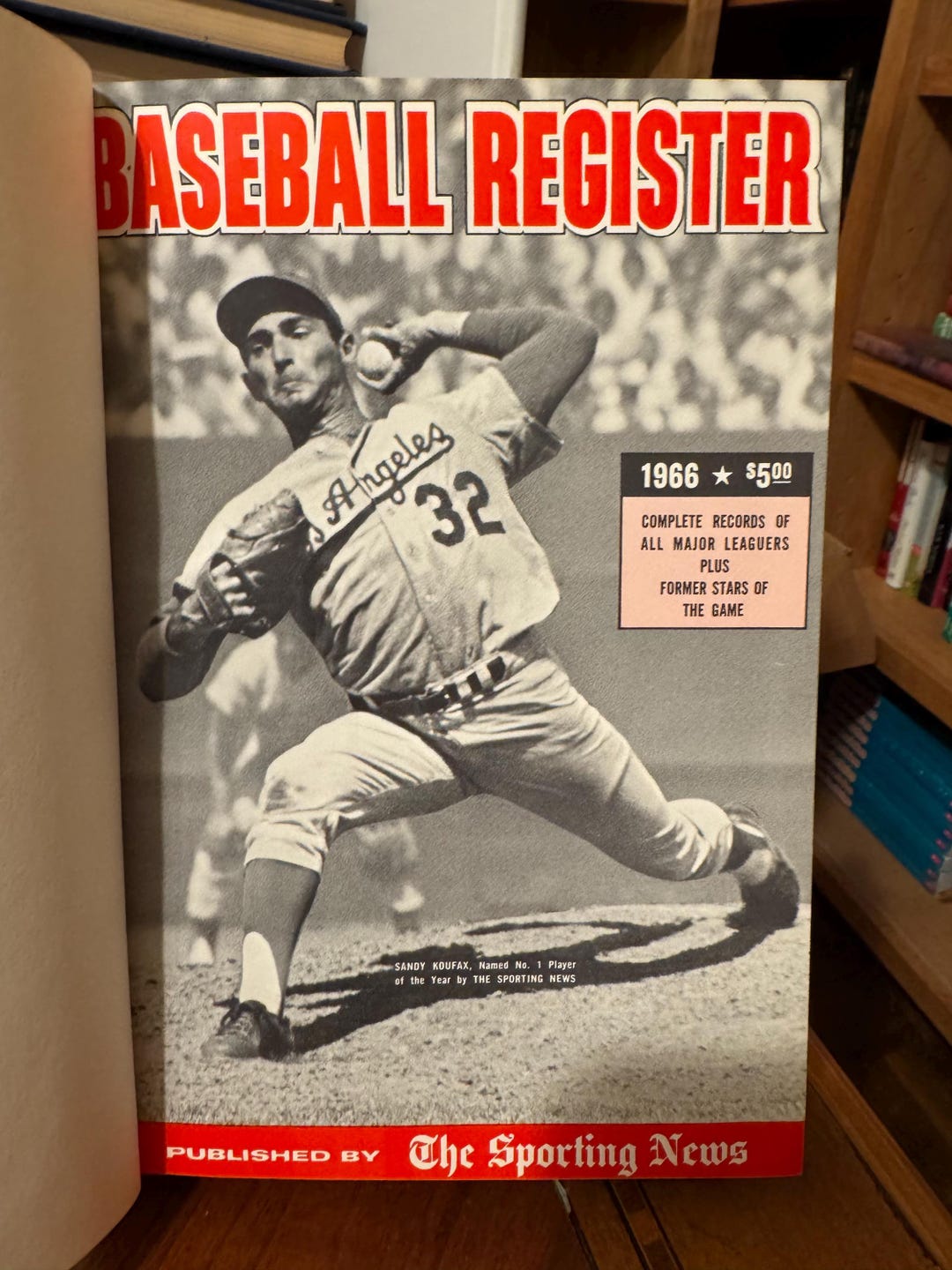1966 Baseball Register - the Sporting News 1966 - Sandy Koufax - Etsy