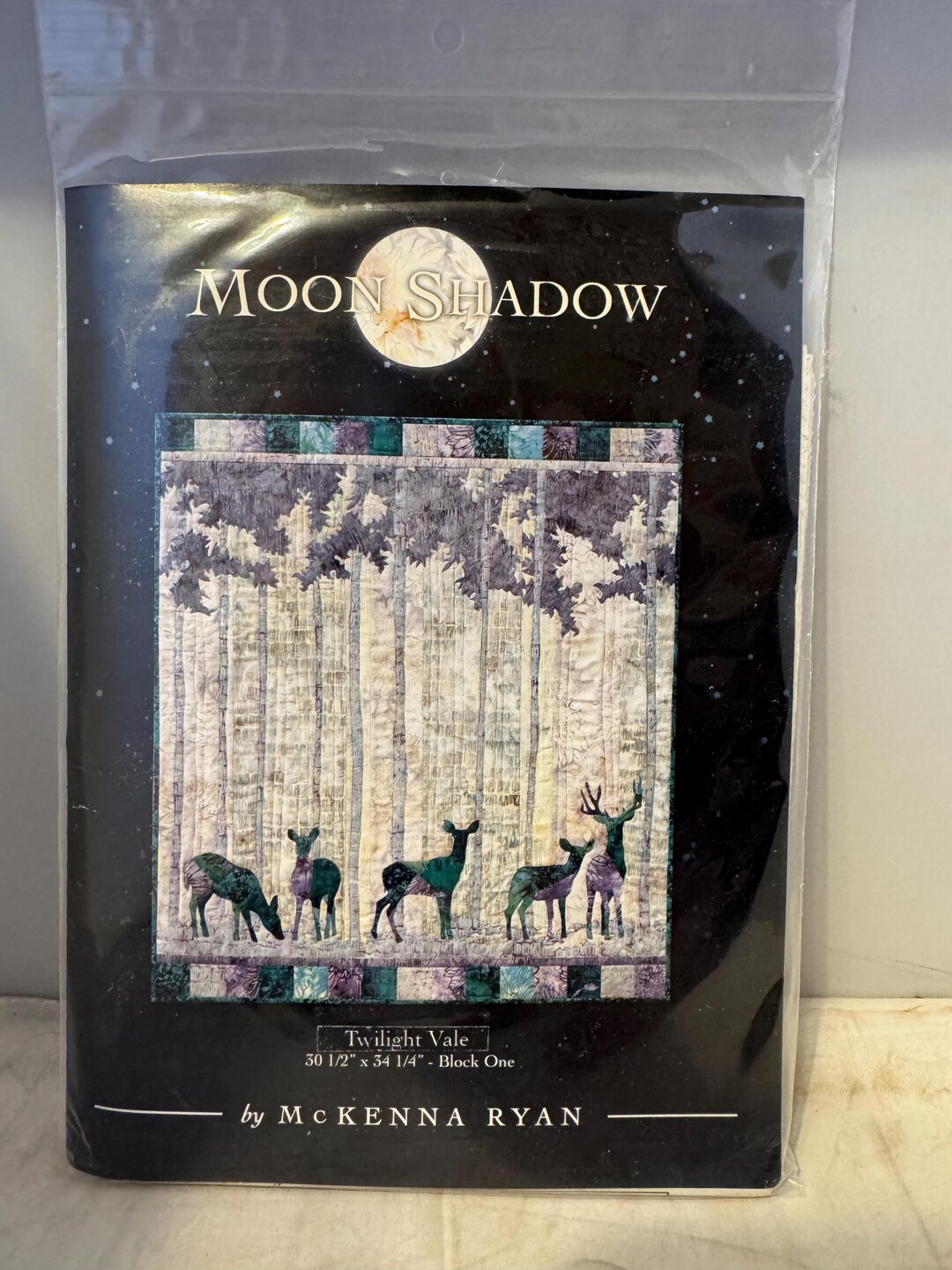 Moon Shadow - Twilight Vale Quilt Pattern 30 1/2" X 34 1/2" - Block One ...