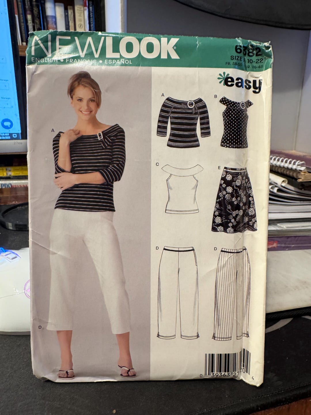 Newlook Pattern 6382 Size A 10-22 - Uncut FF - Etsy