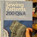 Sewing Patterns 200 Q&A - Sophie English - Etsy