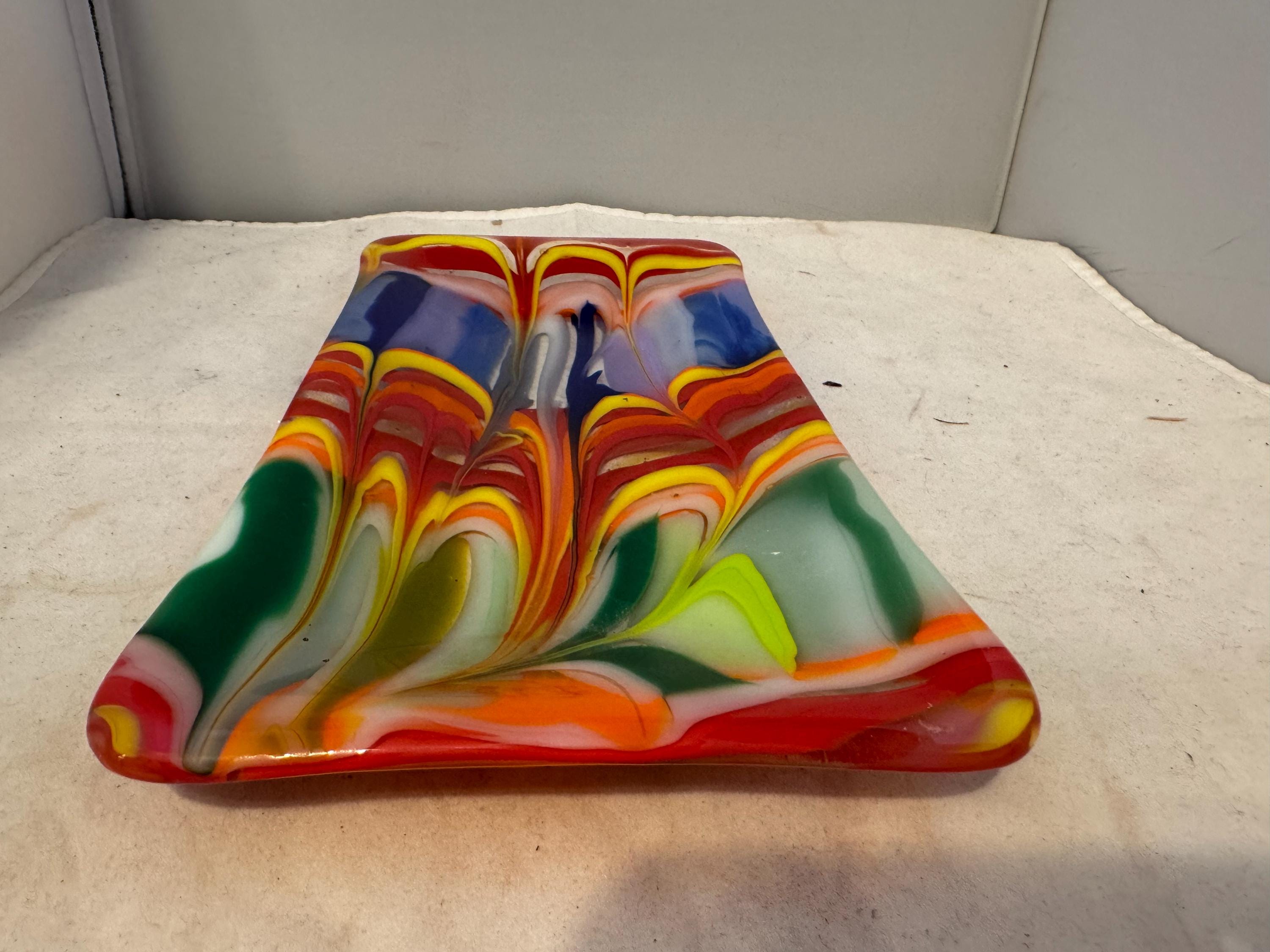Beautiful Fused Glass Art Home Decor Piece - Etsy