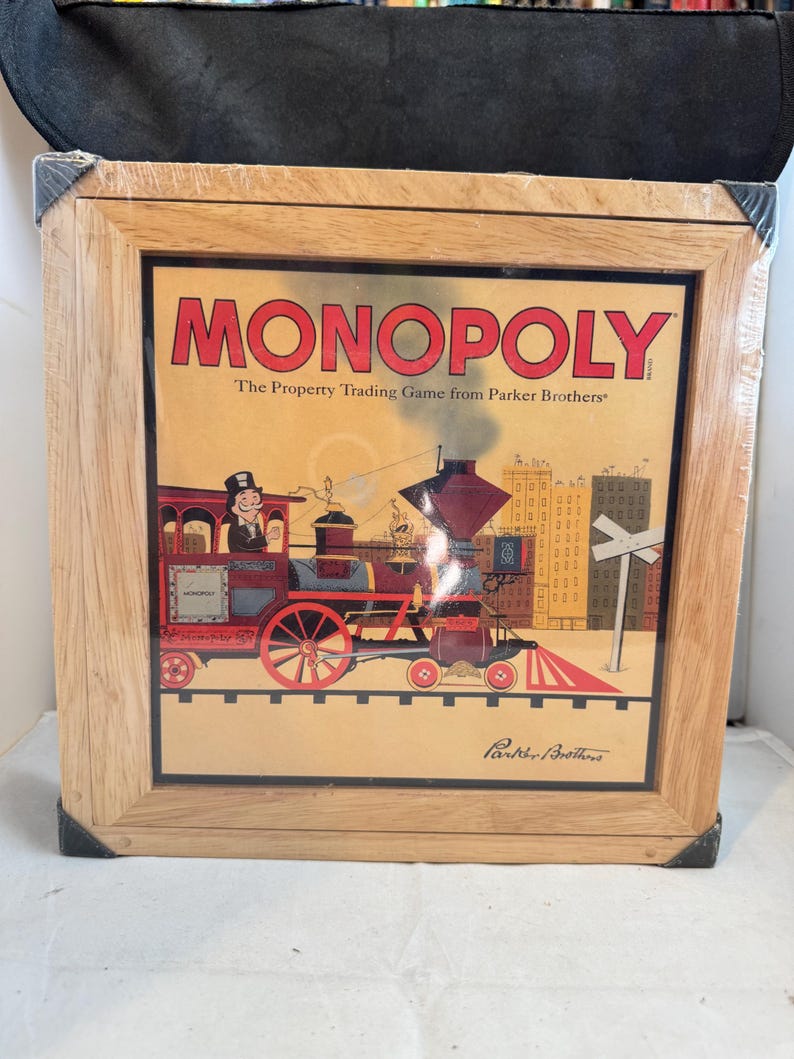 Monopoly Parker Brothers Nostalgia Board Game in Wood Box - New - Etsy