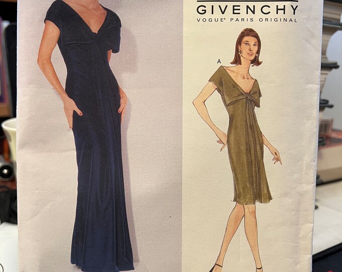 Vogue Patterns 2061 - Givenchy Vogue Paris Original - Size 14-16-18 ...