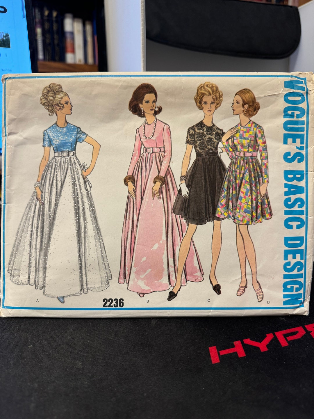 Vogue's Basic Design Pattern 2236 - Misses' One-piece Evening Dress ...