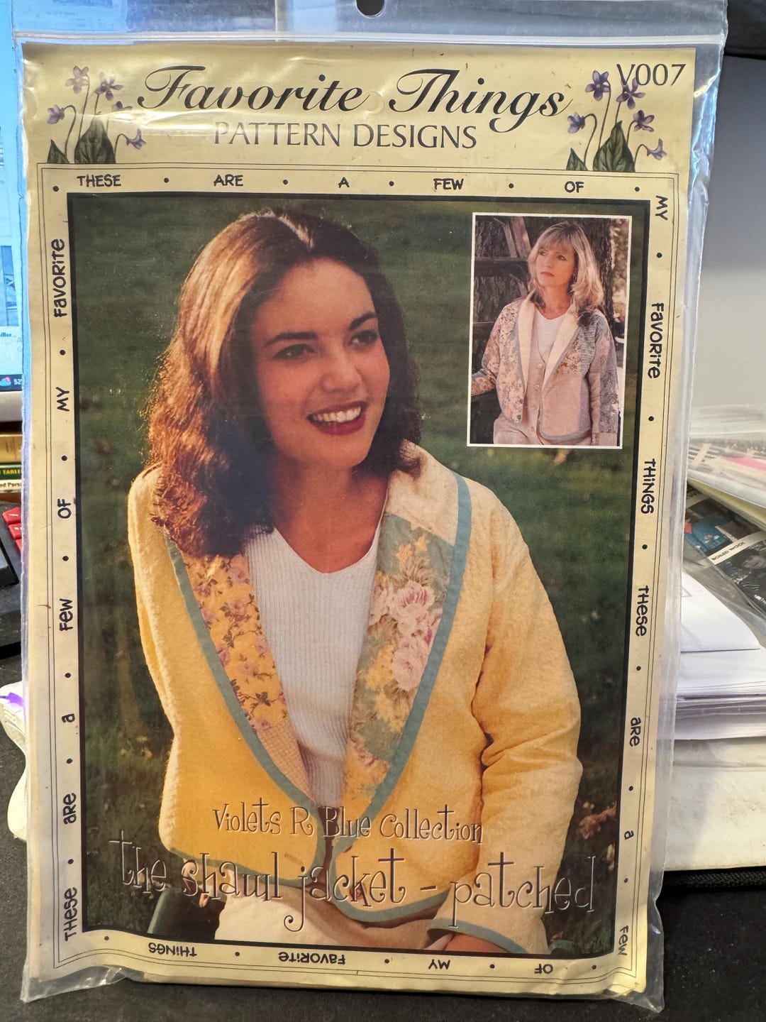Favorite Things Pattern - the Shawl Jacket-patched Pattern - Size 4-22 ...