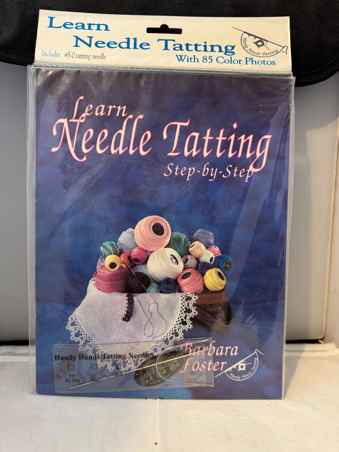 Learn Needle Tatting Step-by-step Kit - Barbara Foster With 85 Color ...
