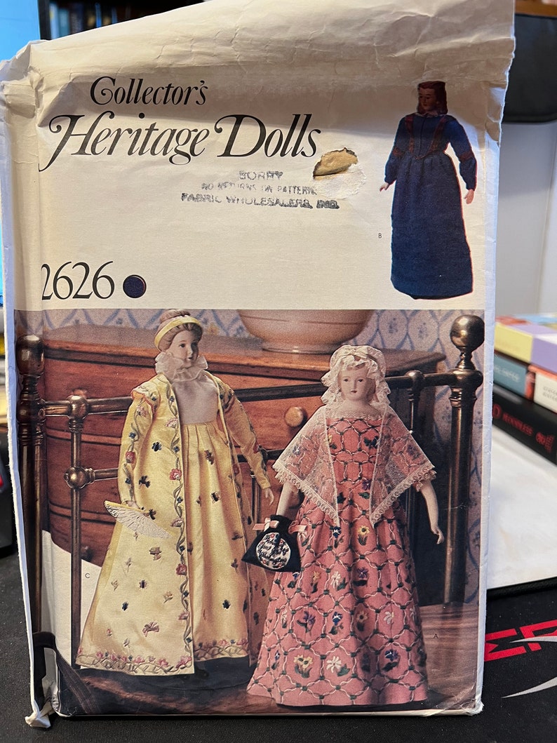 Vogue Patterns 2626 - Collector's Heritage Dolls - Inaugural Dolls - Etsy