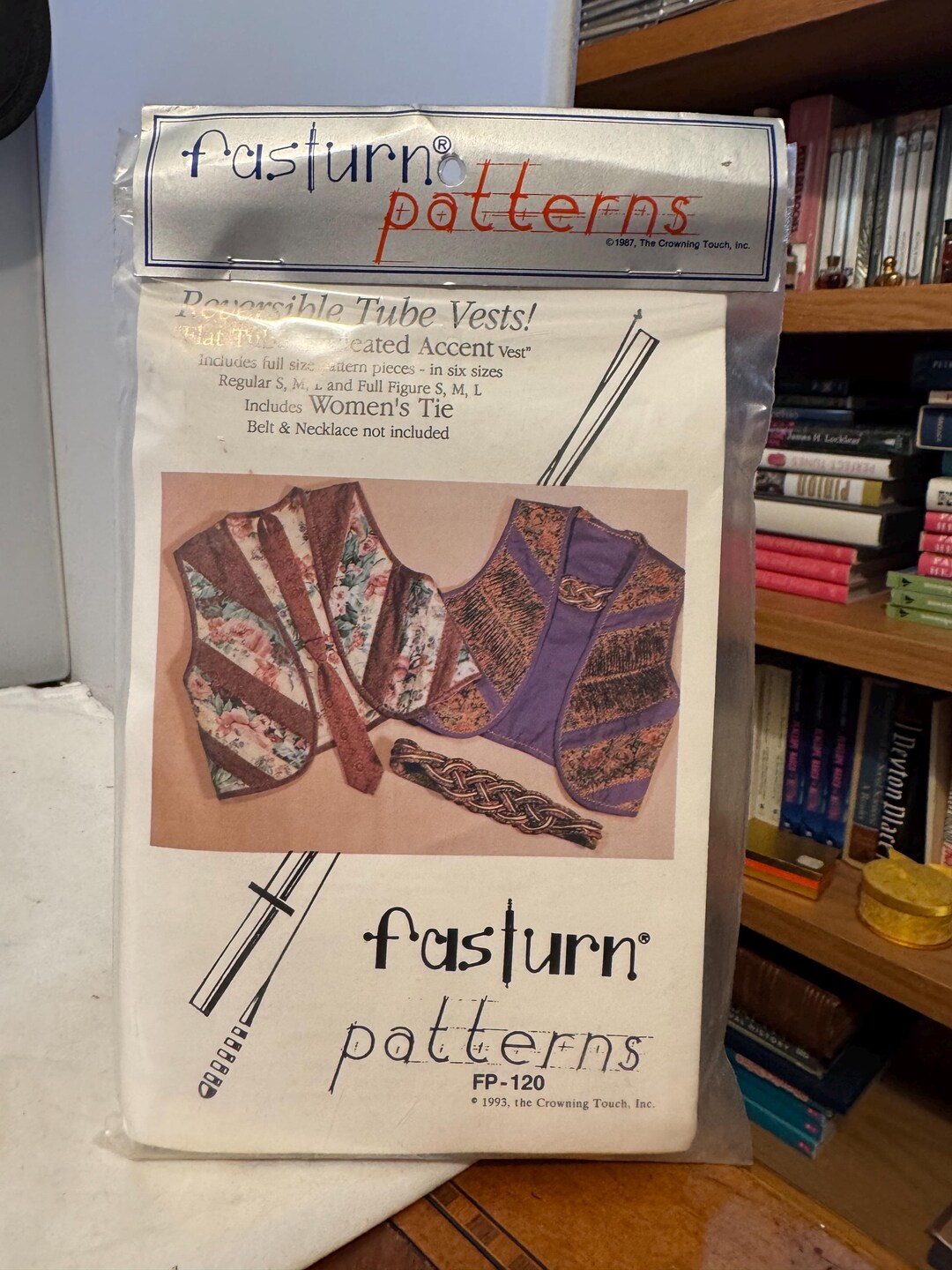 Fasturn Patterns FP-120 - Reversible Tube Vests! - Flat Tube Vest ...