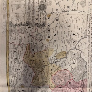 Germany Homann Map 1752 - 2 Parts - Vintage Map - Etsy