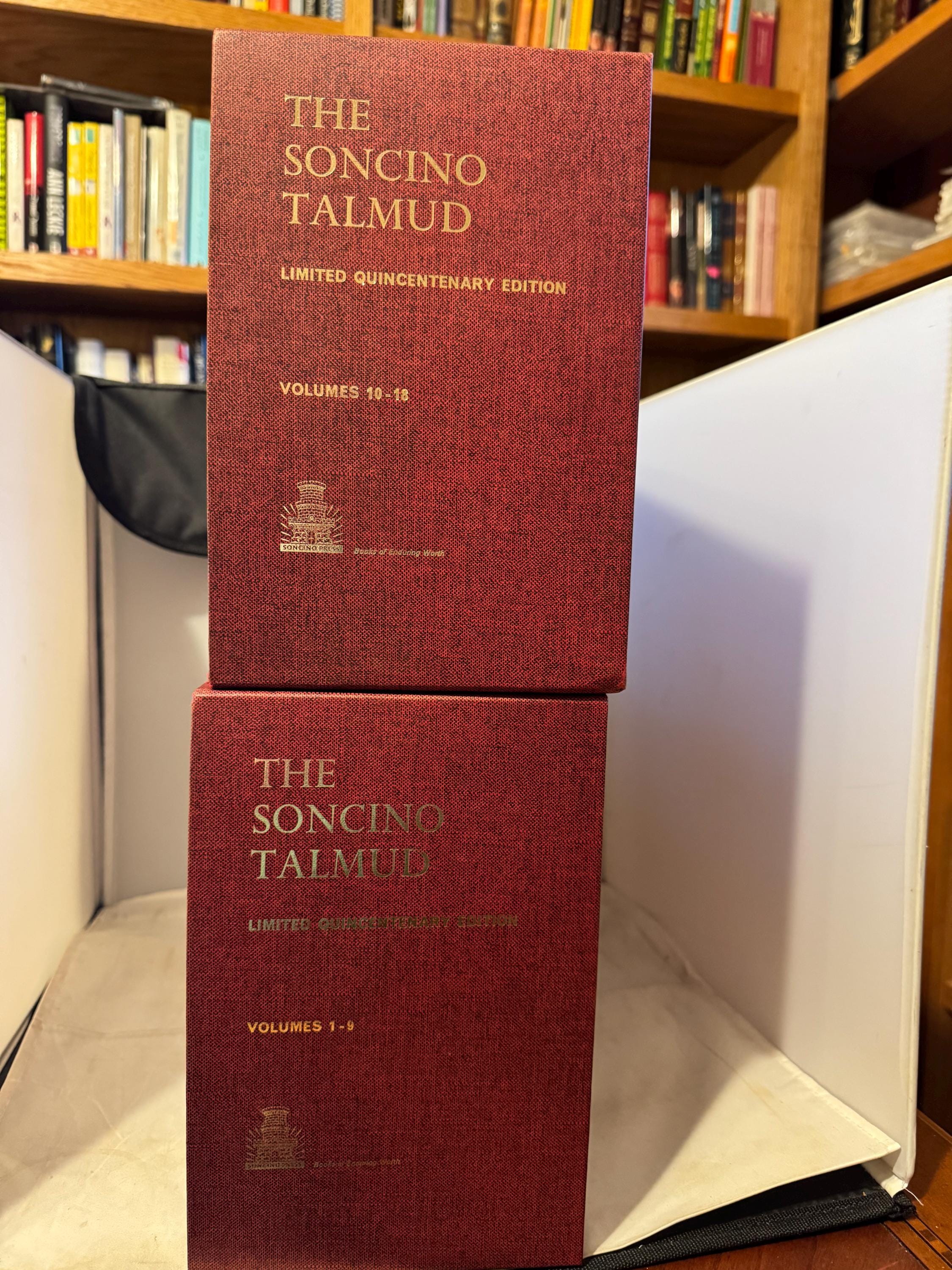 The Babylonian (soncino) Talmud - Volumes 1 Through 18 Complete Set ...
