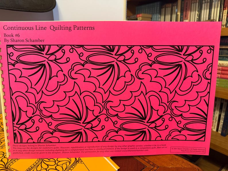 Continuous Line Quilting Patterns Book #6 by Sharon Schamber - Etsy