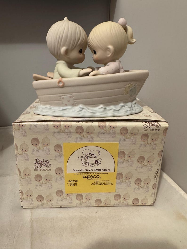 Enesco 'friends Never Drift Apart' - With Box - Etsy