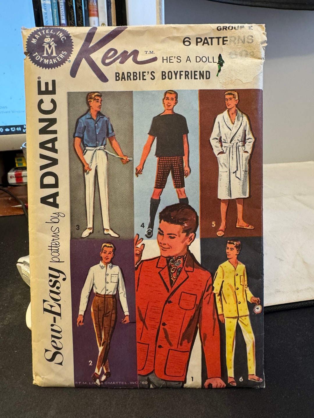 Sew-easy Pattern - Ken - Barbie's Boyfriend - 6 Patterns - Uncut - Etsy