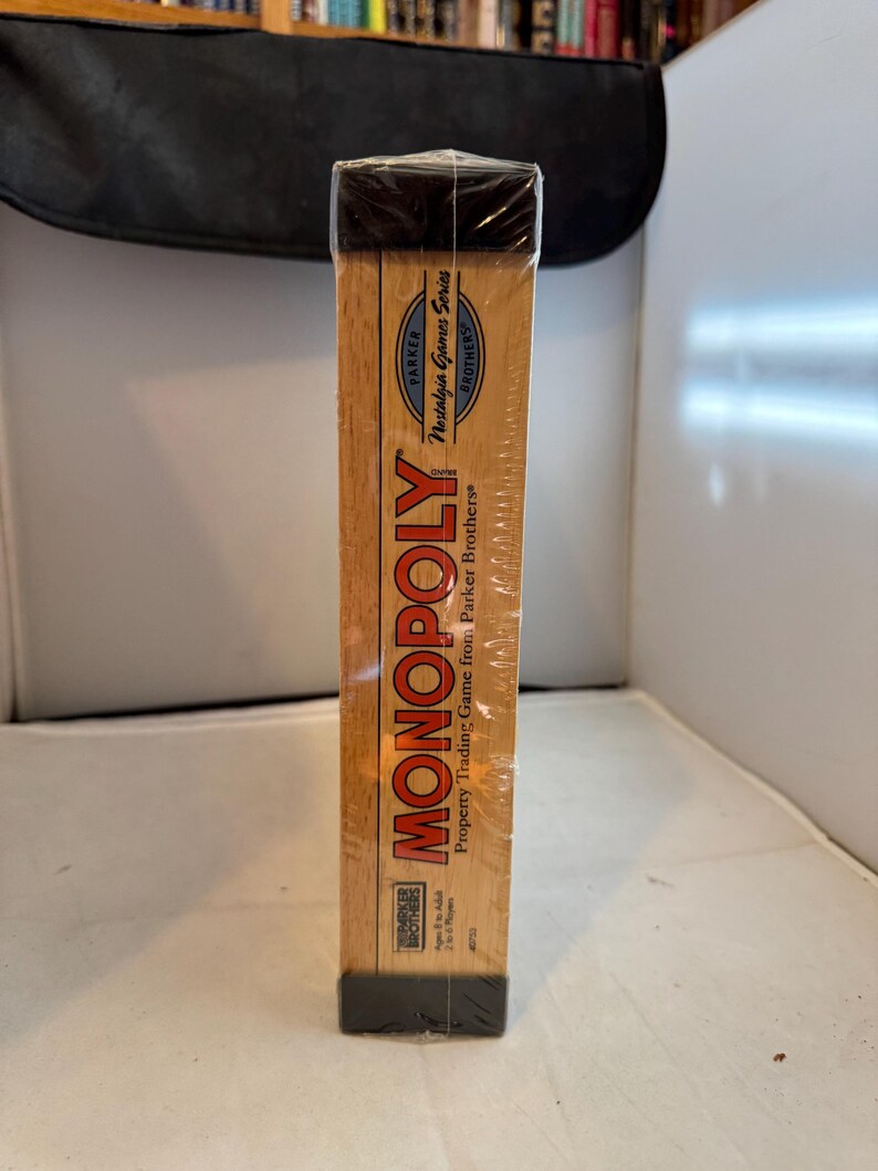 Monopoly Parker Brothers Nostalgia Board Game in Wood Box - New - Etsy