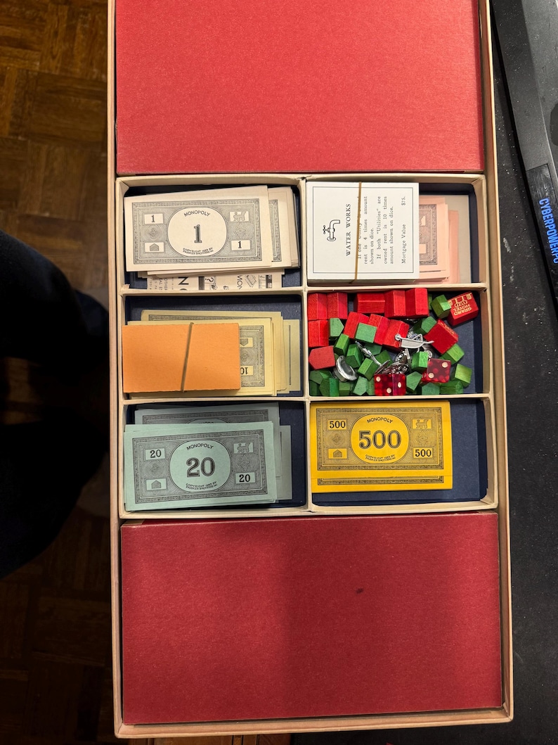 1946 Monopoly Game - Vintage Monopoly Game From 1946 - Etsy
