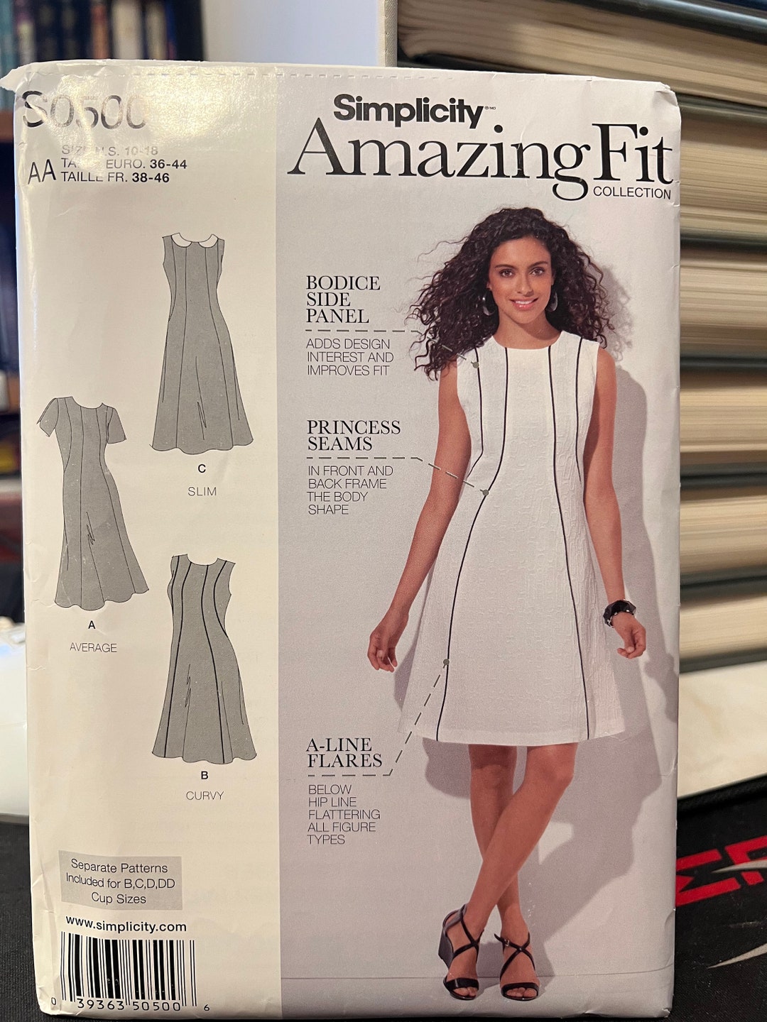 Simplicity Amazing Fit Pattern S0500 - Size 10-18 - Etsy