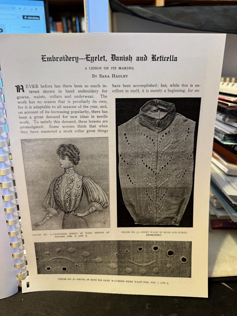 Embroidery Eyelet, Danish and Reticella - by Sarah Hadley / Reprint ...