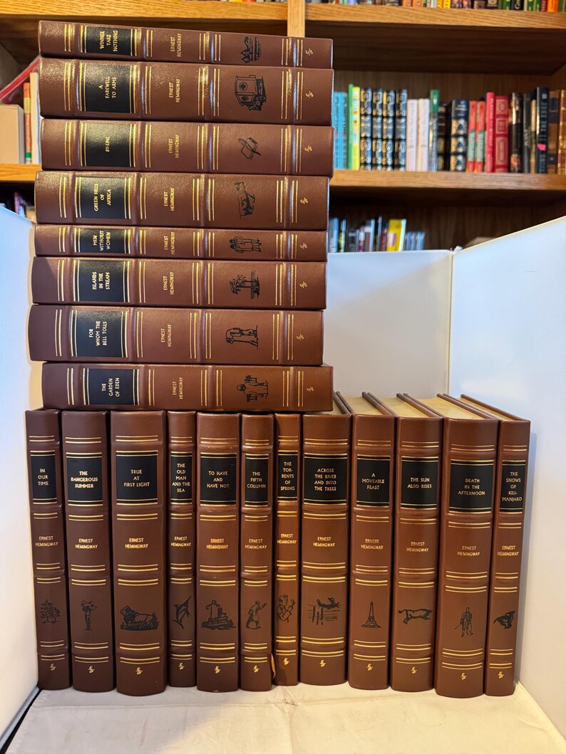 The Complete Ernest Hemingway - Easton Press - 20 Volume - Etsy