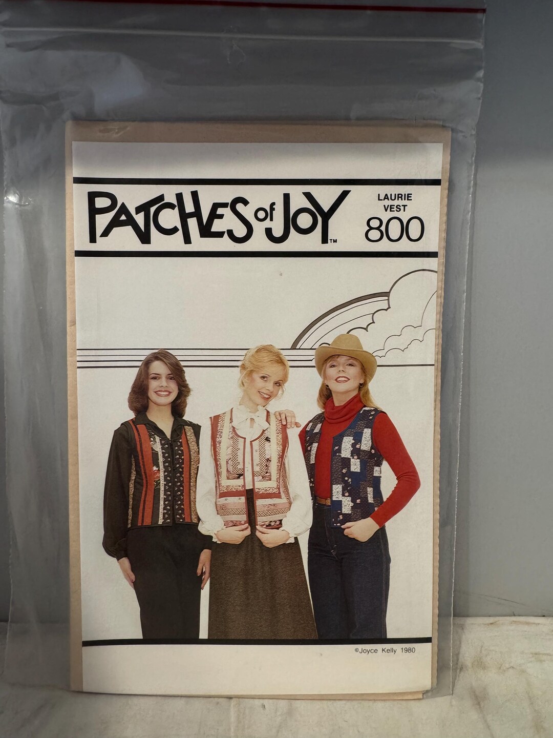 Patches of Joy Pattern #800 - Laurie Vest - Sizes Petite/small/medium ...