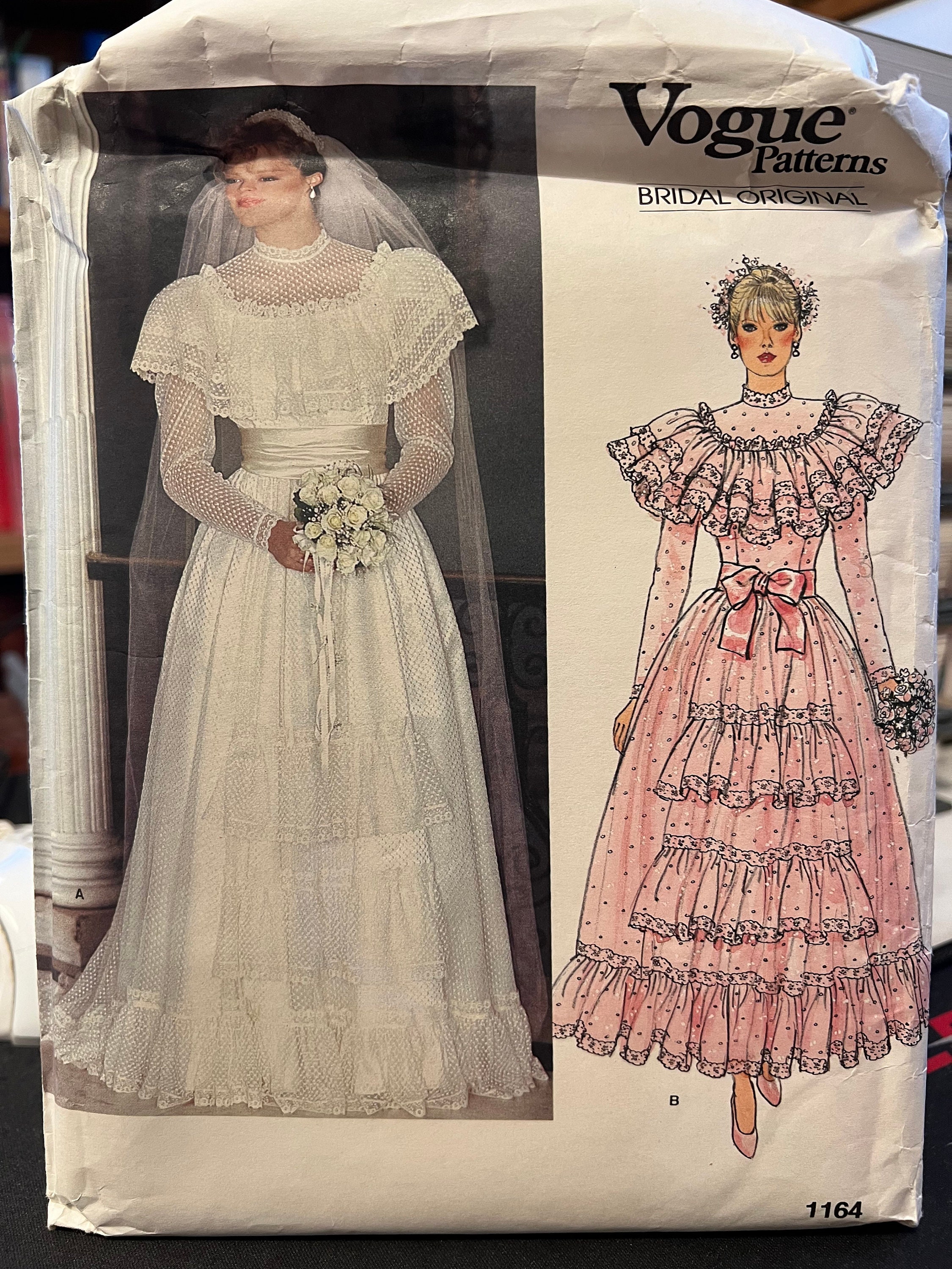 Vogue Patterns Bridal Original 1164 - Misses' Bridal Gown and Petticoat ...