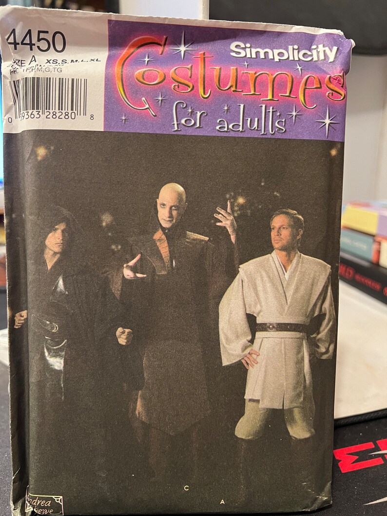 Simplicity Pattern 4450 Costumes for Adults Size A XS,S,M,L,XL Men's Costumes - Etsy