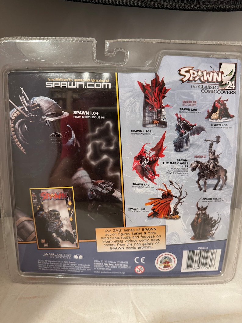 Mcfarlane Toys Spawn Classic Comic Covers Series 24 I.64 - New - Etsy