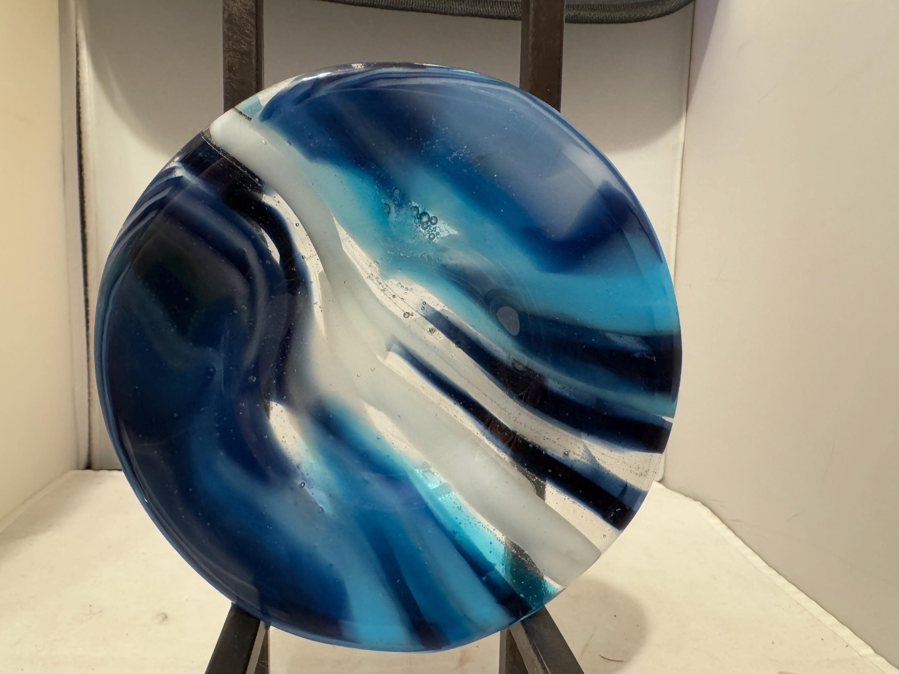 Beautiful Fused Glass Art Home Decor Piece - Etsy