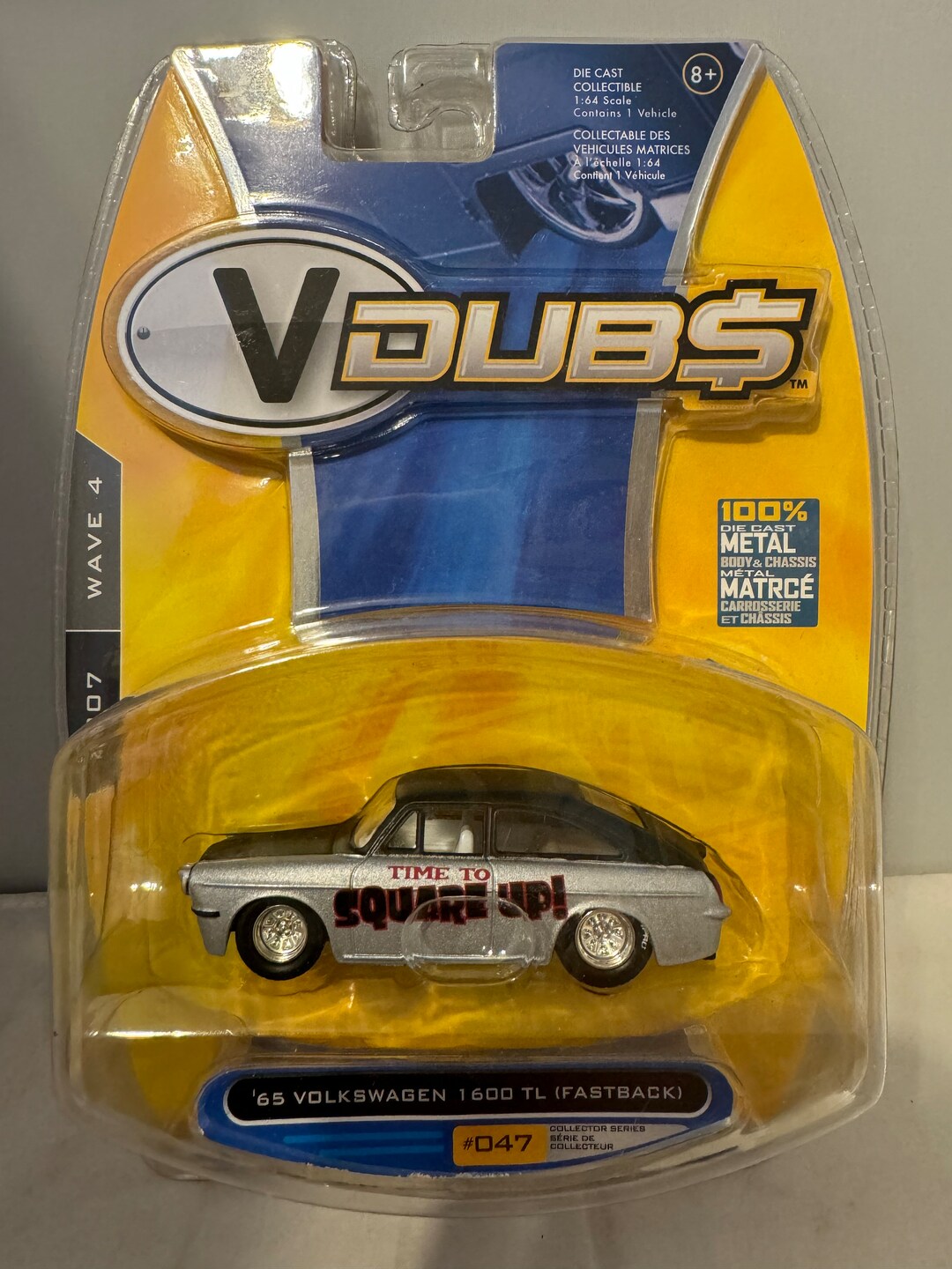 V Dubs Jada Toys - '65 Volkswagen 1600 TL (fastback) - Square Up! - New ...
