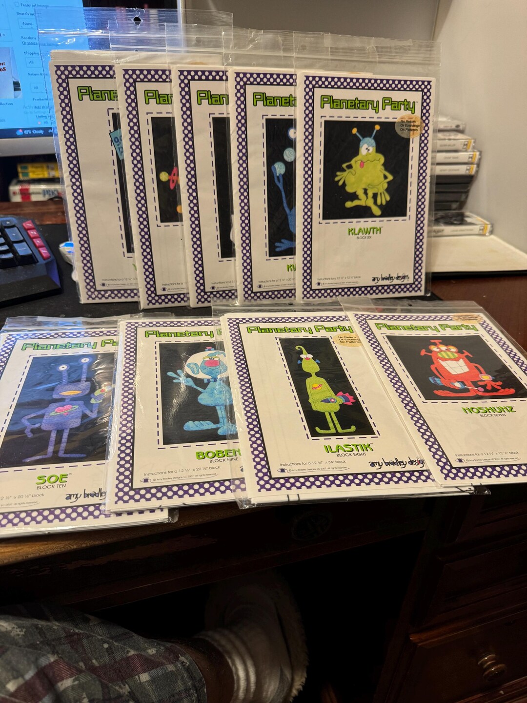 Amy Bradley Designs - Planetary Party - Quilting Pattern - 9 Blocks - Etsy