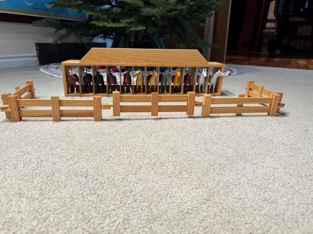 Take Along Show Horse Stable Play Set - Etsy