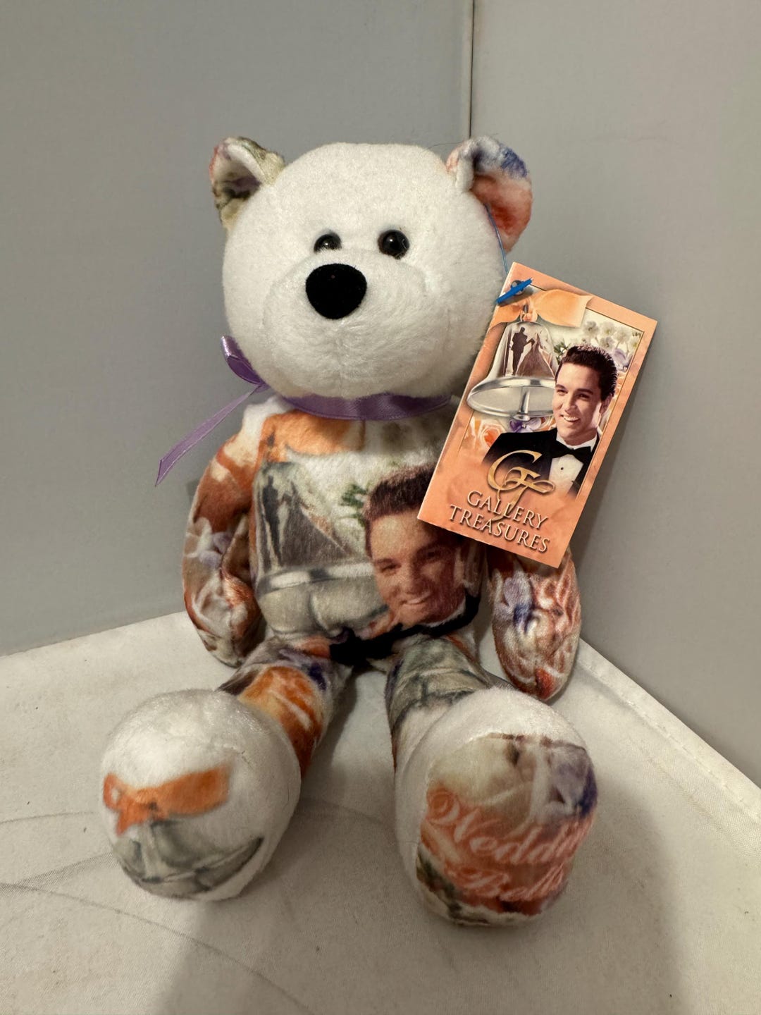 Gallery Treasures Elvis Presley "wedding Bells" Beanie Bear Limited ...