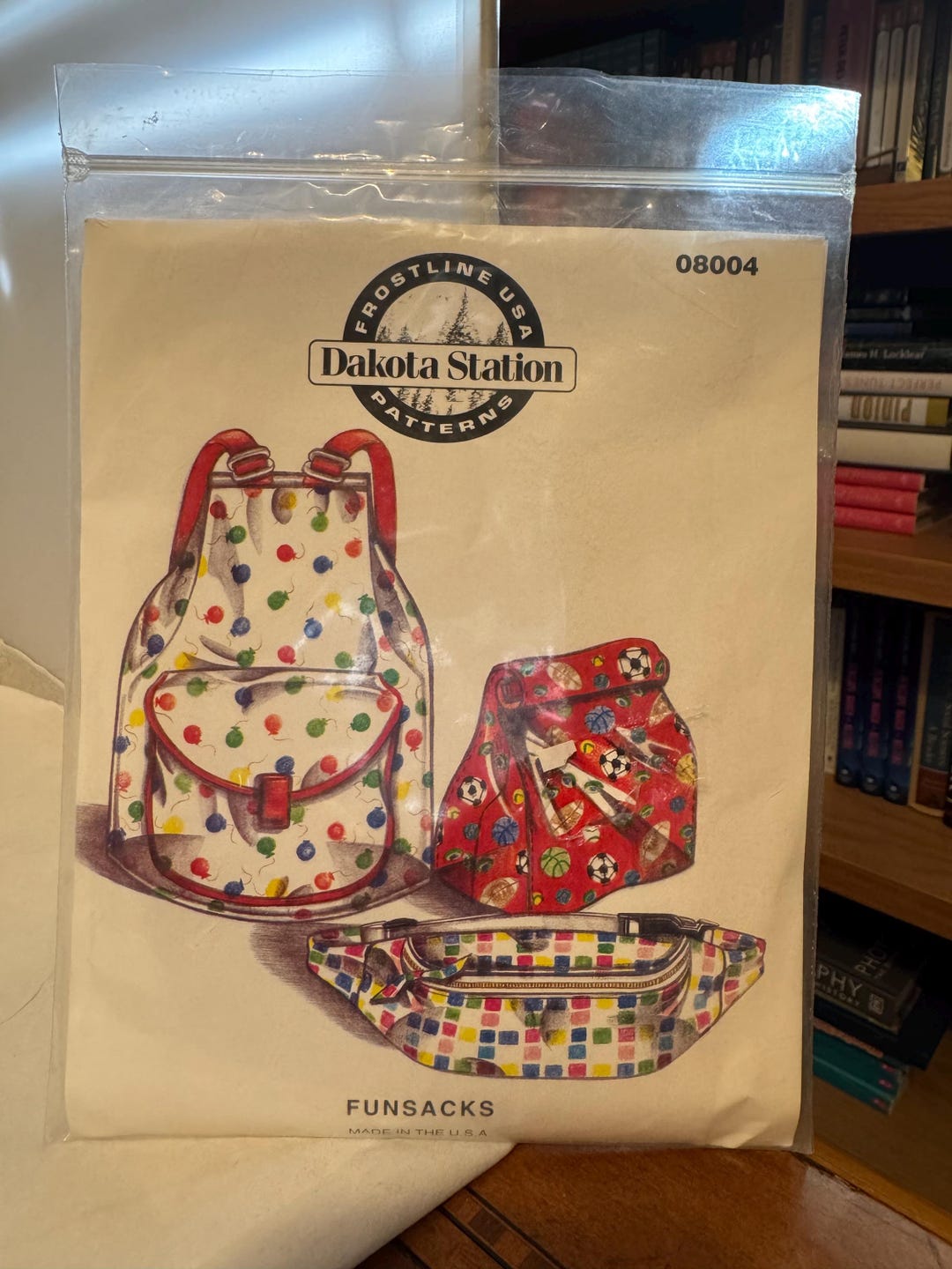 Dakota Station Patterns #08004 - Funsacks - Backpack Small/backpack ...