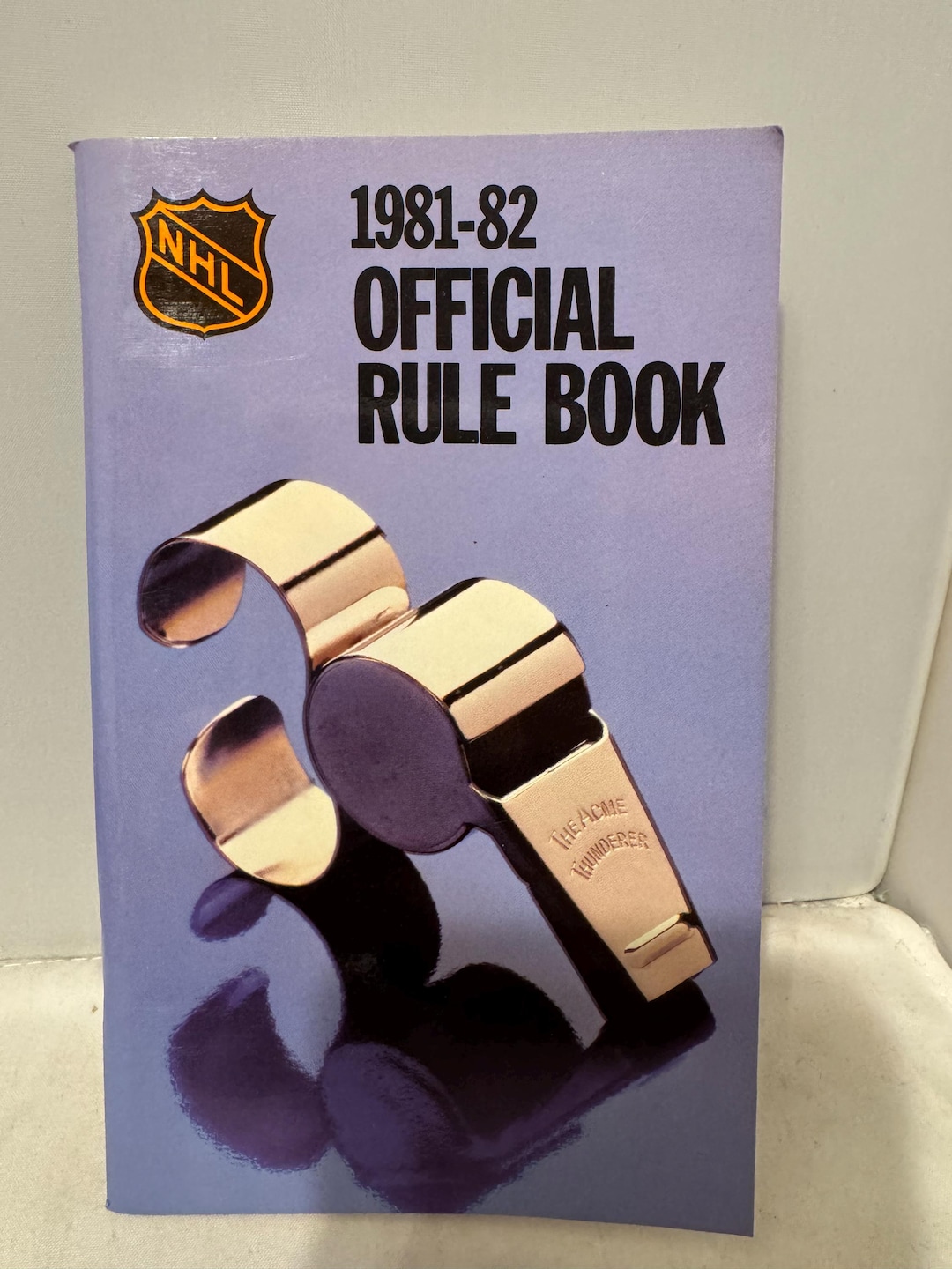 NHL 1981-82 Official Rule Book - Staplebound 80 Pages - Etsy