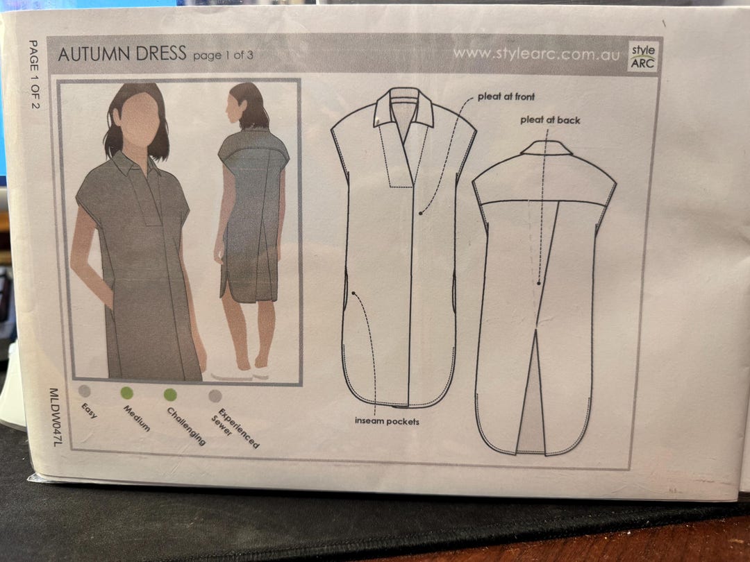 Style Arc Pattern - Autumn Dress - New - Etsy
