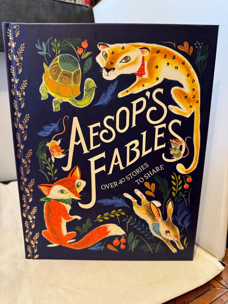 Aesop's Fable - Over 40 Stories to Share - Hardcover - New - Etsy