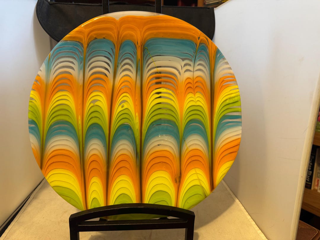 Beautiful Fused Glass Art Home Decor Piece - Etsy