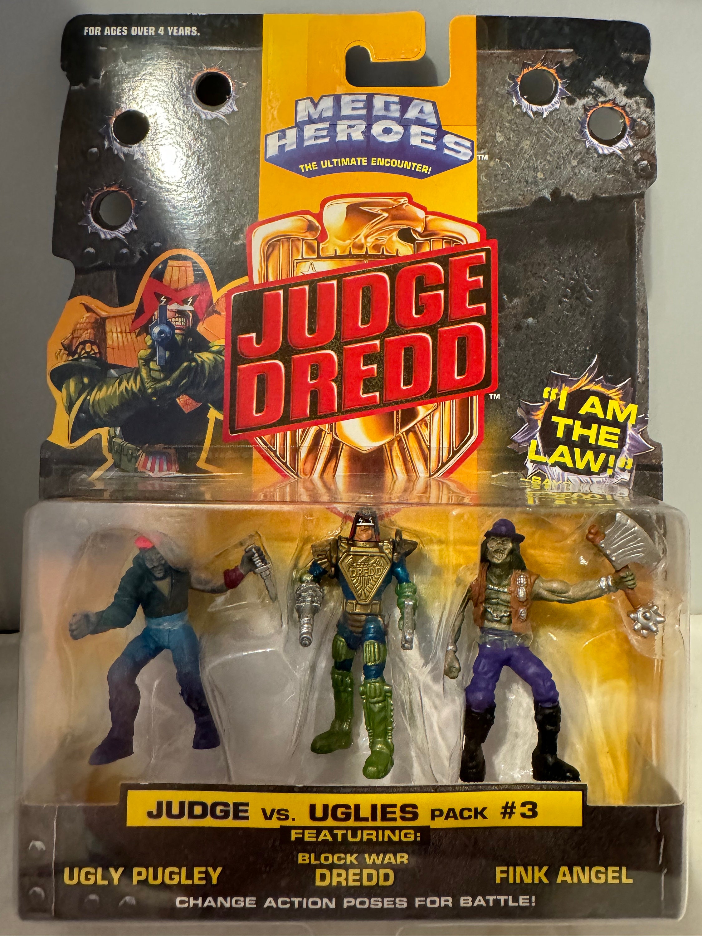 Mega Heroes - Judge Dredd - Judge Vs Uglies - Mattel 1995 - New - Etsy