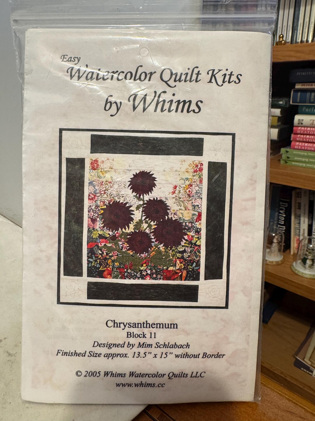 Easy Watercolor Quit Kits by Whims - Chrysanthemum Block 11 - New - Etsy