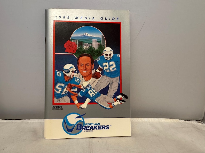 1985 USFL Portland Breakers Media Guide - Etsy