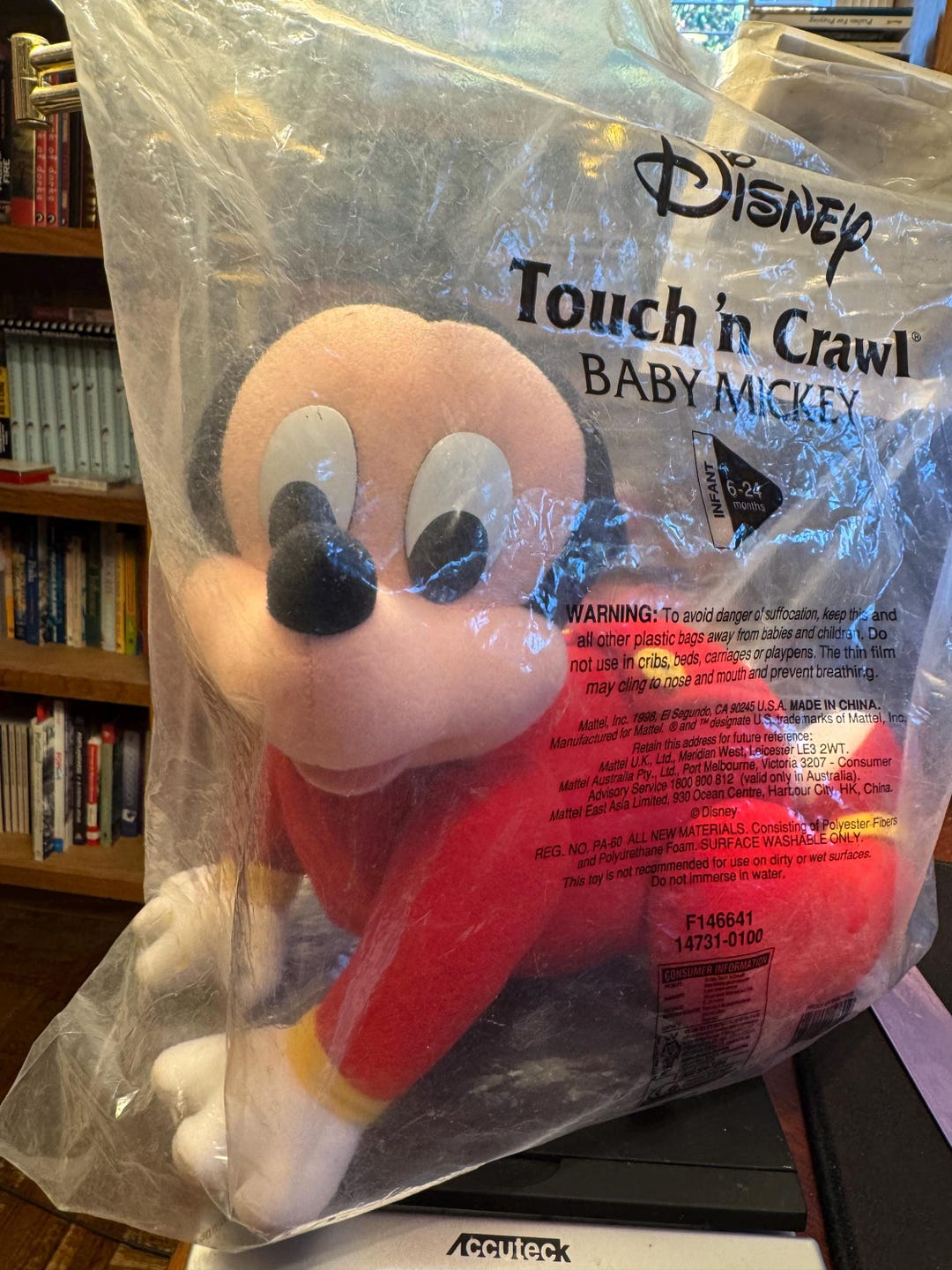 1996 Vintage Disney Touch 'n Crawl Baby Mickey - Etsy