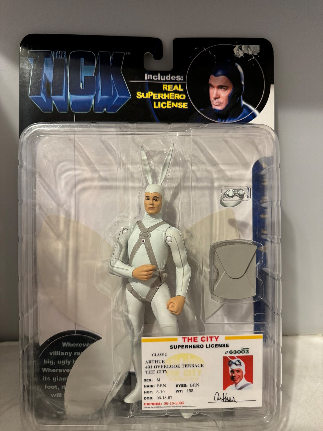 The Tick Arthur Figure With Superhero License, N2toys 2001 - New - Etsy