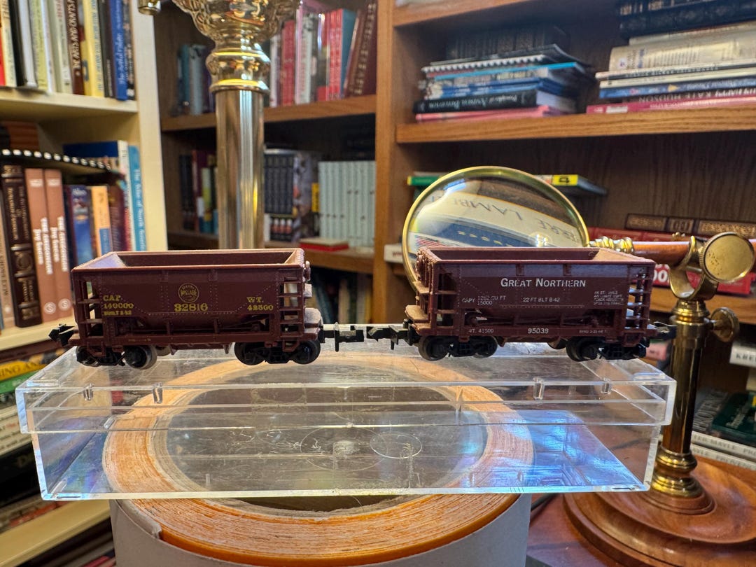 N-scale Two Open Ore Cars - Great Northern / Guluth - Etsy