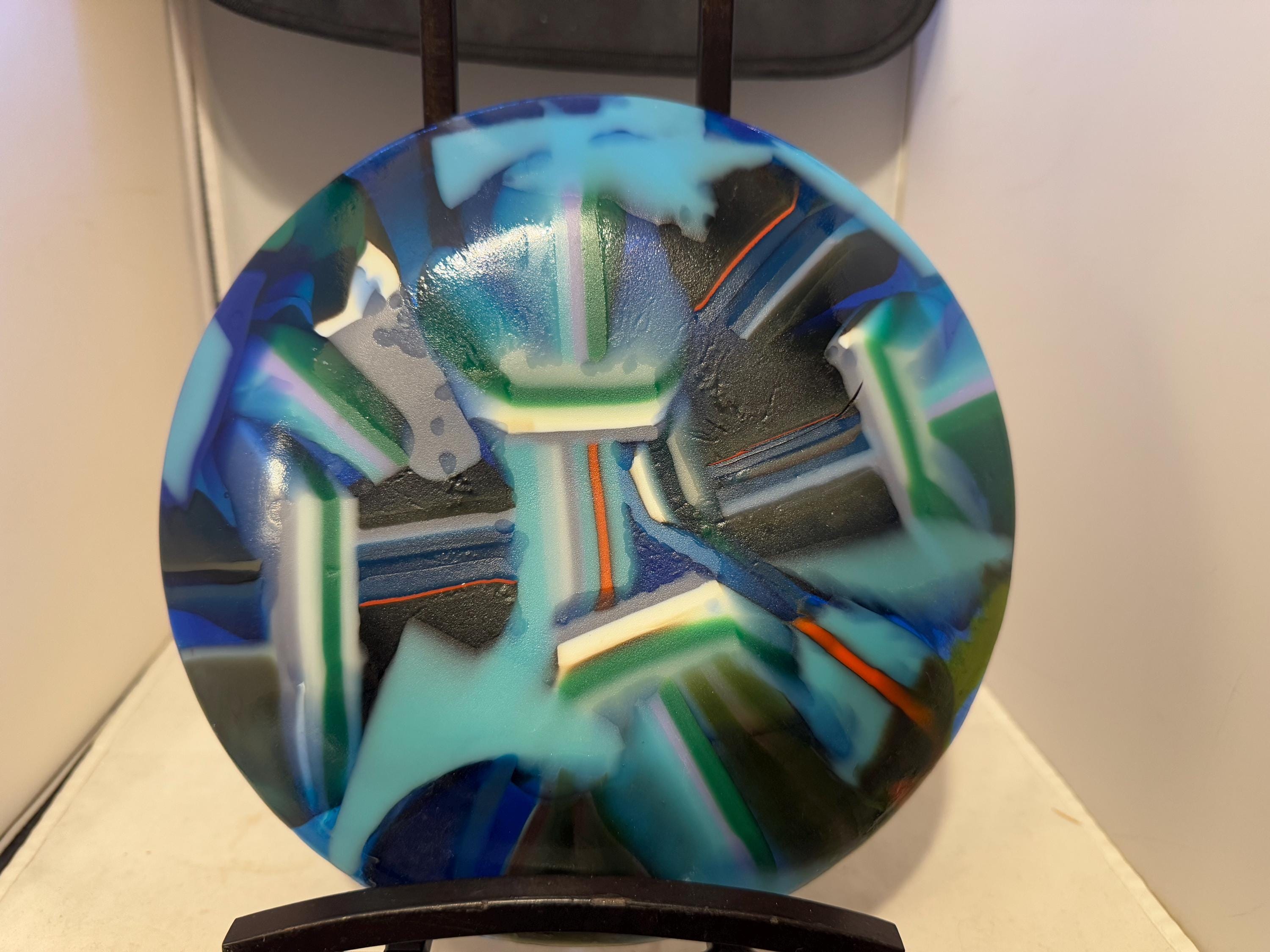 Beautiful Fused Glass Art Home Decor Piece - Etsy