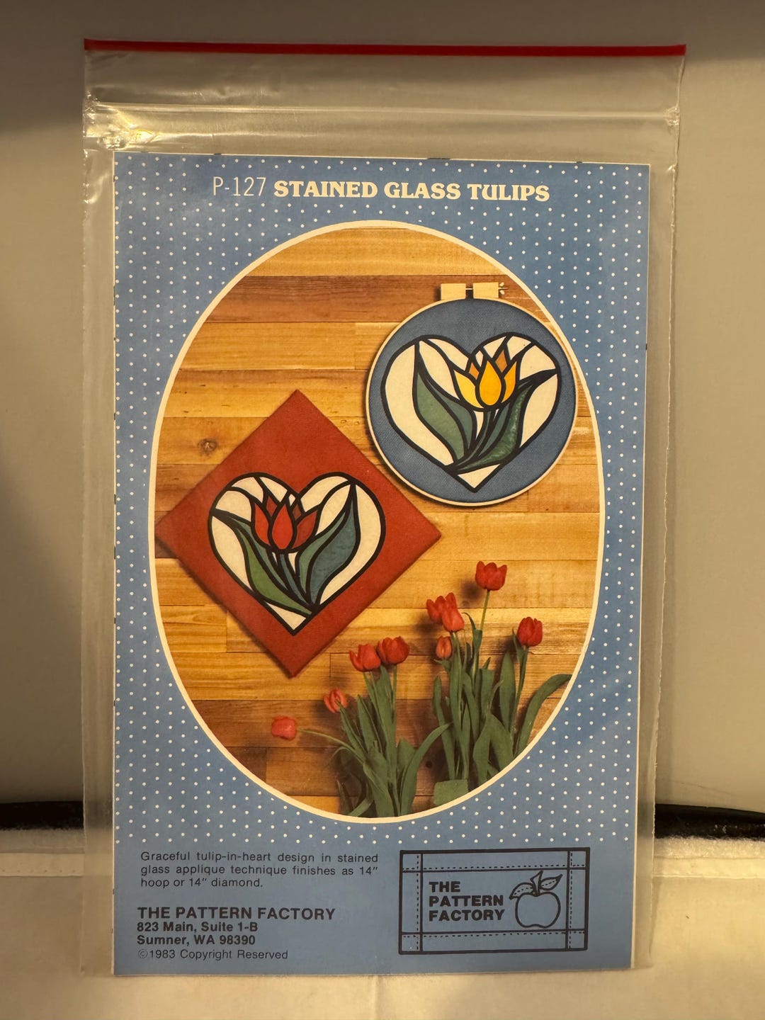 The Pattern Factory - Stained Glass Tulips Pattern - Uncut - Etsy