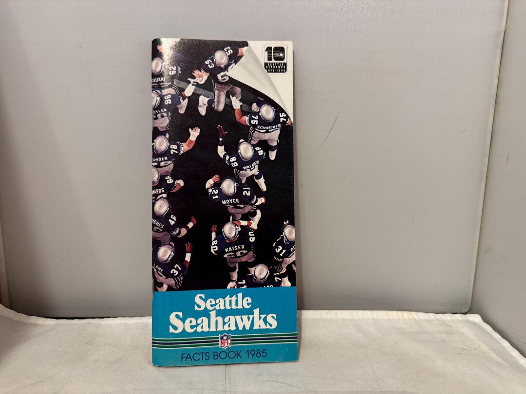 Seattle Seahawks Facts Book 1985 - Etsy