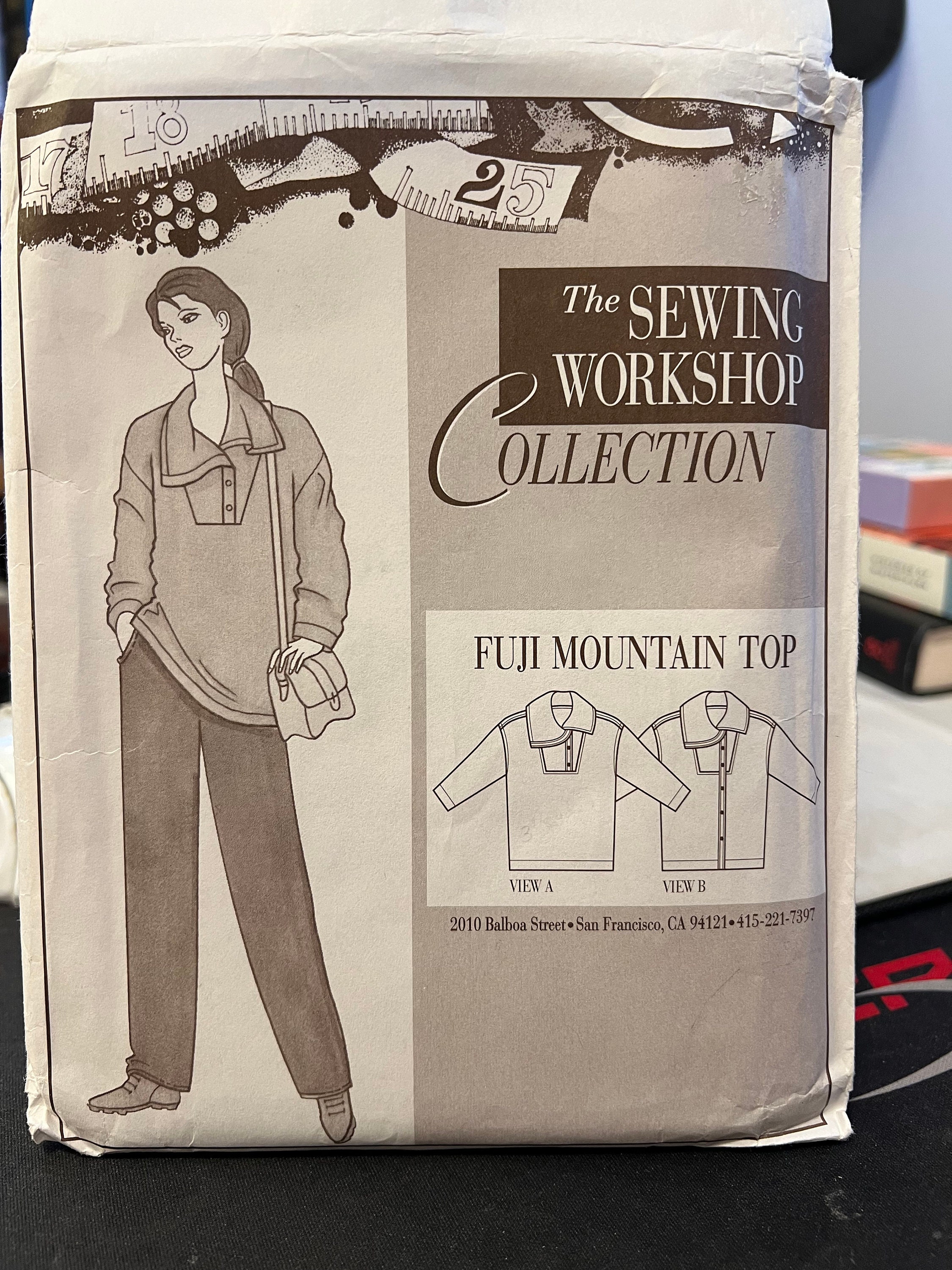 The Sewing Workshop Collection Pattern - Fuji Mountain Top - Etsy