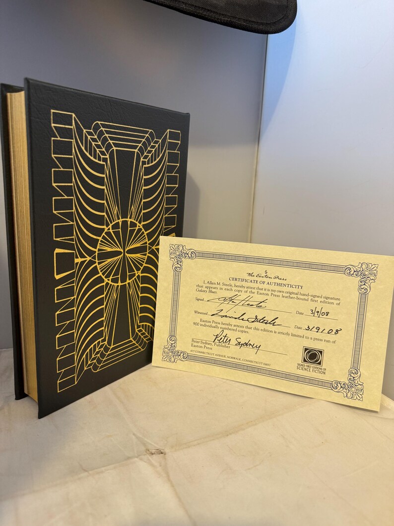Galaxy Blues by Allen M. Steele - Easton Press Signed First Edition ...